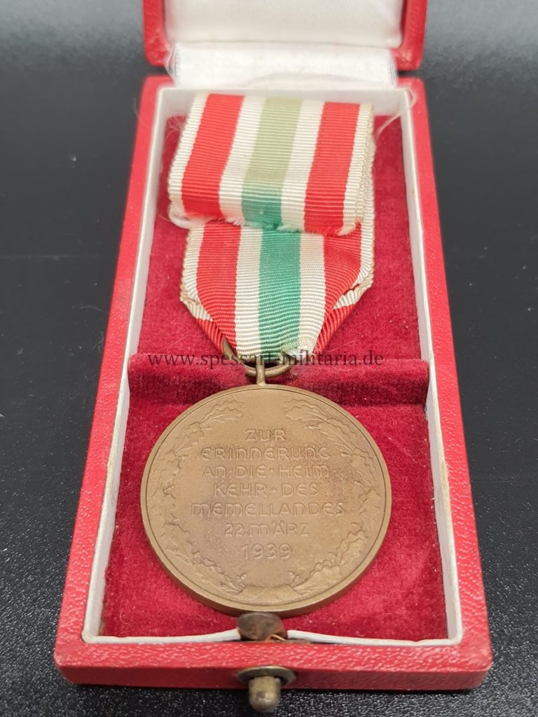 Memelland, Medaille zur Erinnerung an die Heimkehr des Memellandes ...