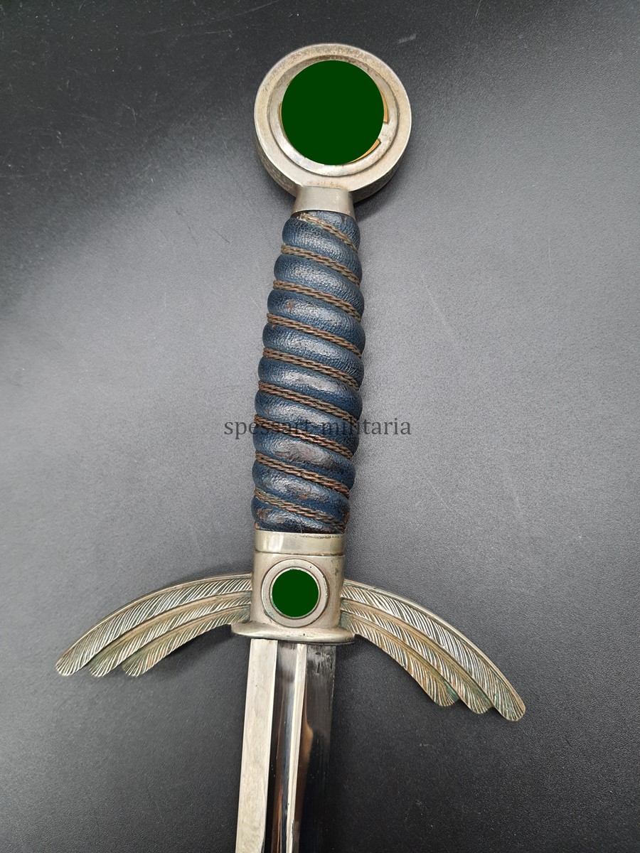 Luftwaffen Schwert für Offiziere "SMF Solingen" mit Lederhänger ...